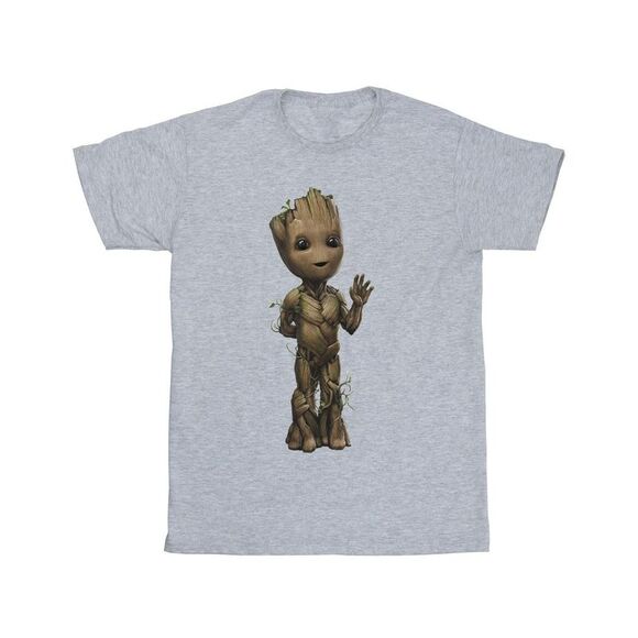 Marvel | Shirts | Marvel Mens I Am Groot Wave Pose Tshirt Sports Grey ...